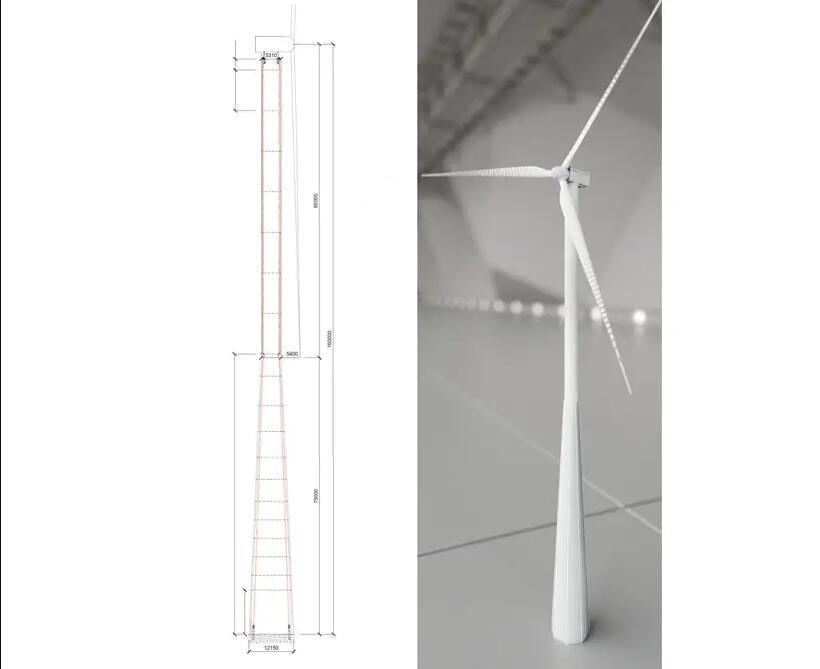 HH160 Hybrid Tower: flwindtower